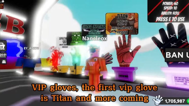All Exlusive Perks of VIP Club in Slap Battles