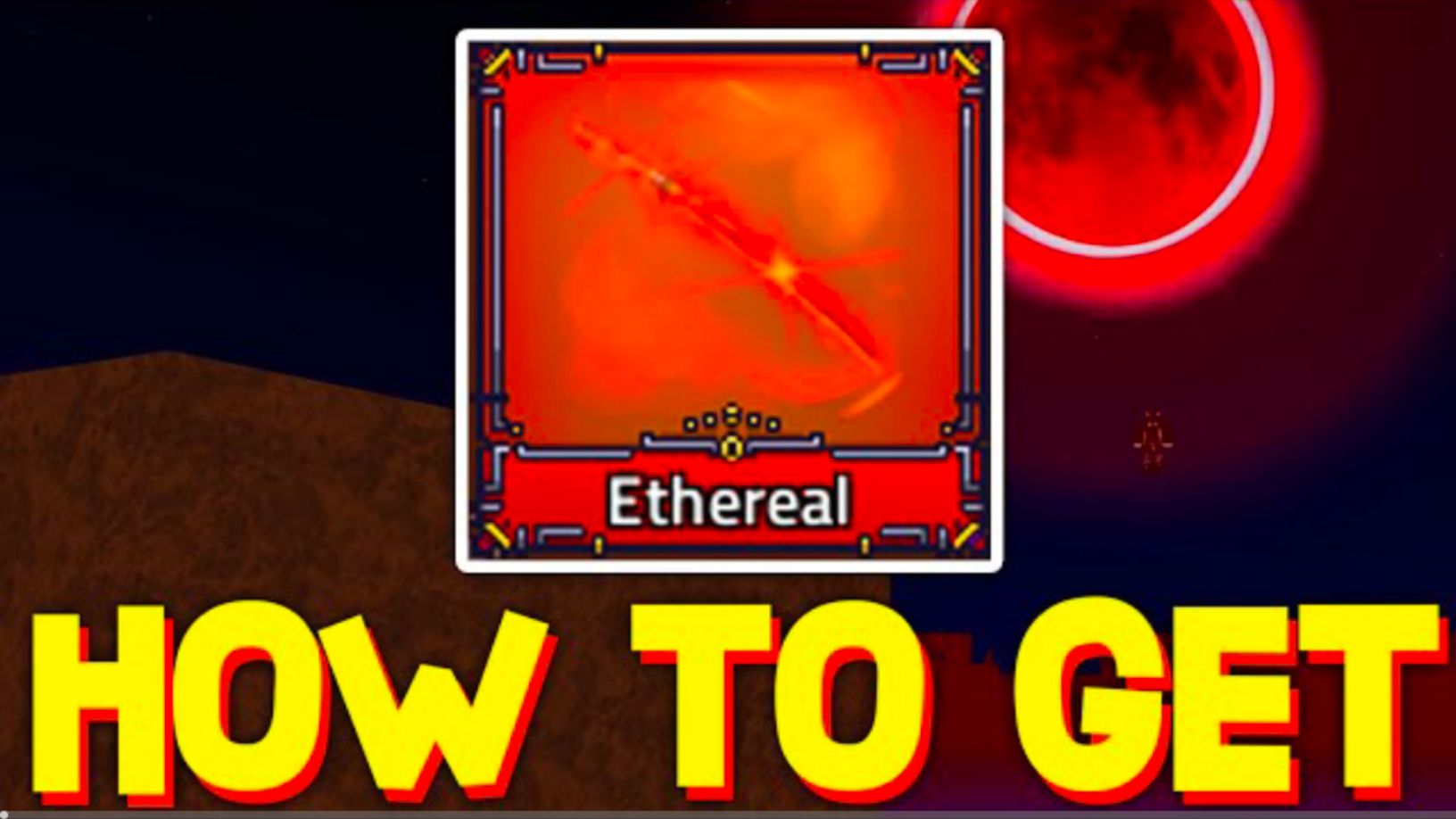King Legacy: How to get Ethereal Sword [Defeat Red Eye Ape & Sea Beast ...